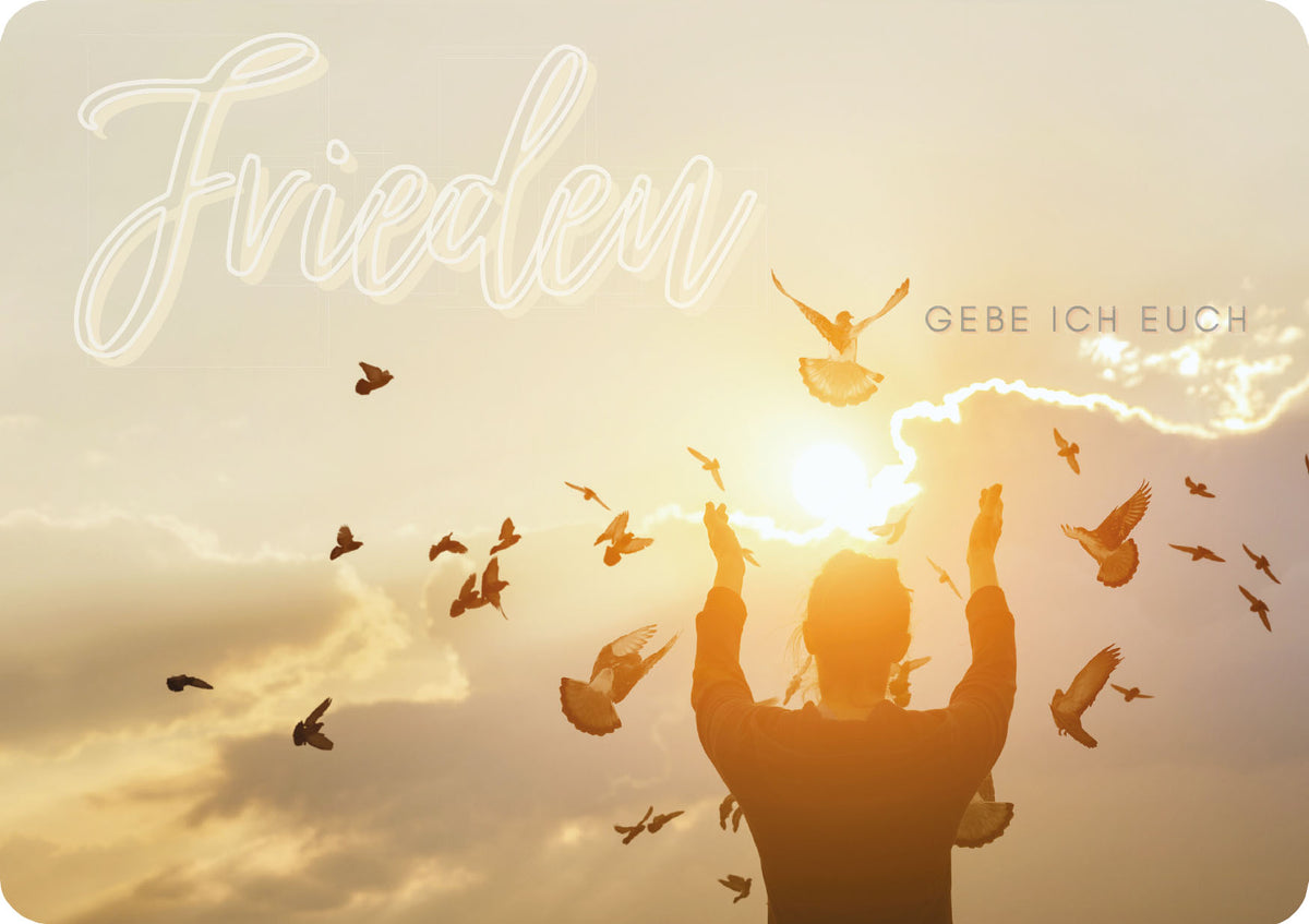 Postkarte 'Frieden' – Textlive